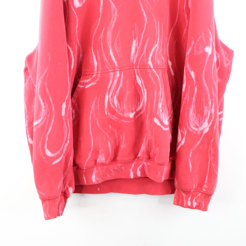 Vintage Nike Travis Scott Fire Flames Faded Hoodie - Gem